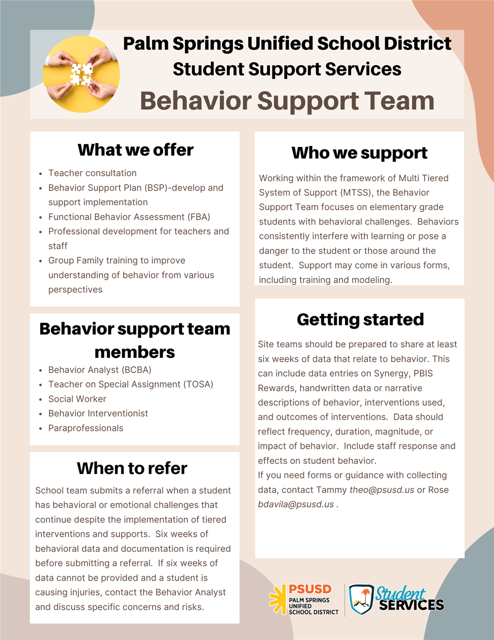 Student Support Services / Referral Process
